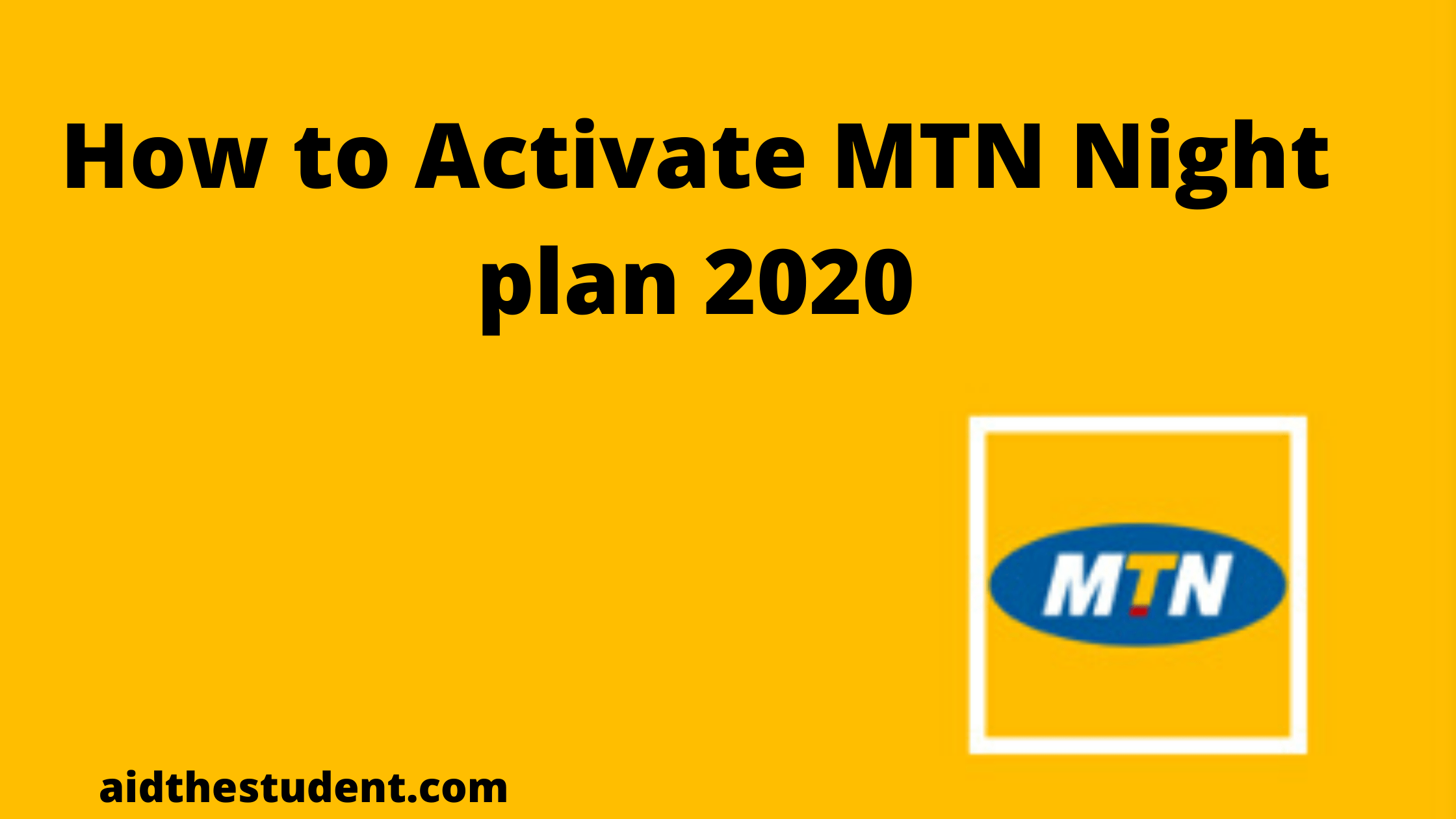 MTN Data Bundles and Internet Plans: Codes and Prices 2021 | Aid the ...
