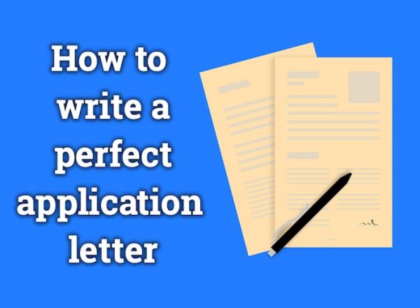 How to write an application letter | Aid the student