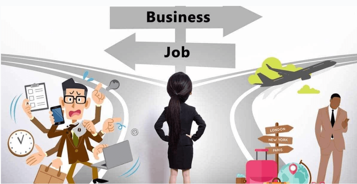 Job vs business: Which is better for you? | Aid the student